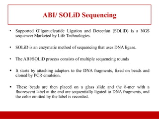 Next generation sequences | PPT | Free Download