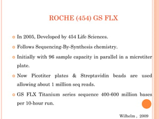 Next generation sequencing | PPTX