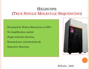 Next generation sequencing | PPTX