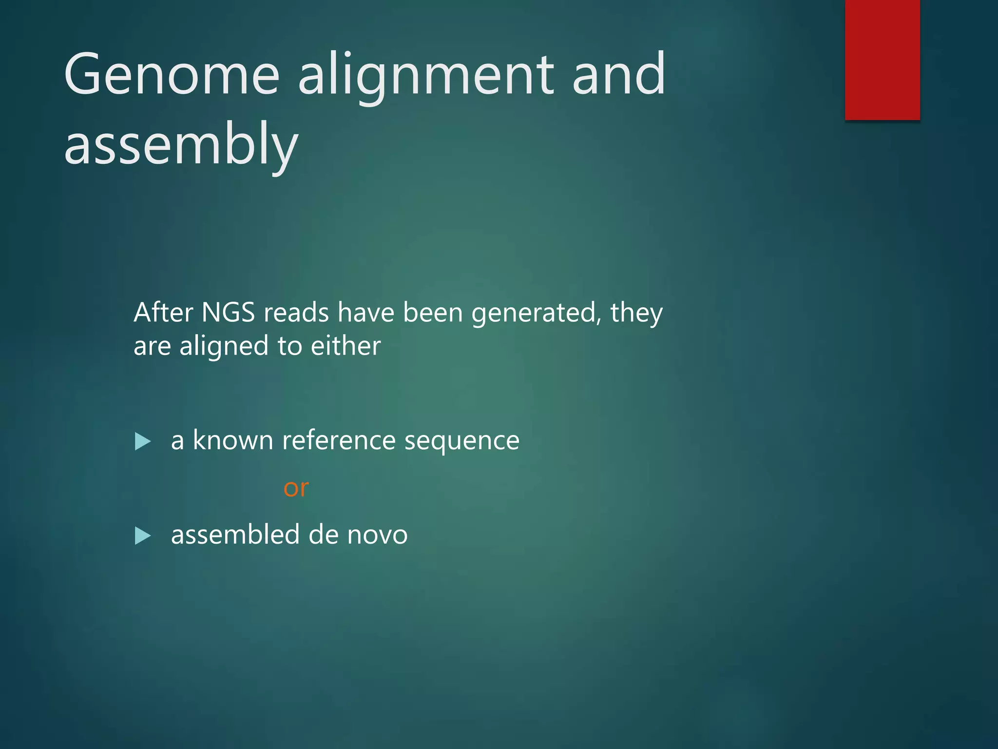 Next generation sequencing | PPTX