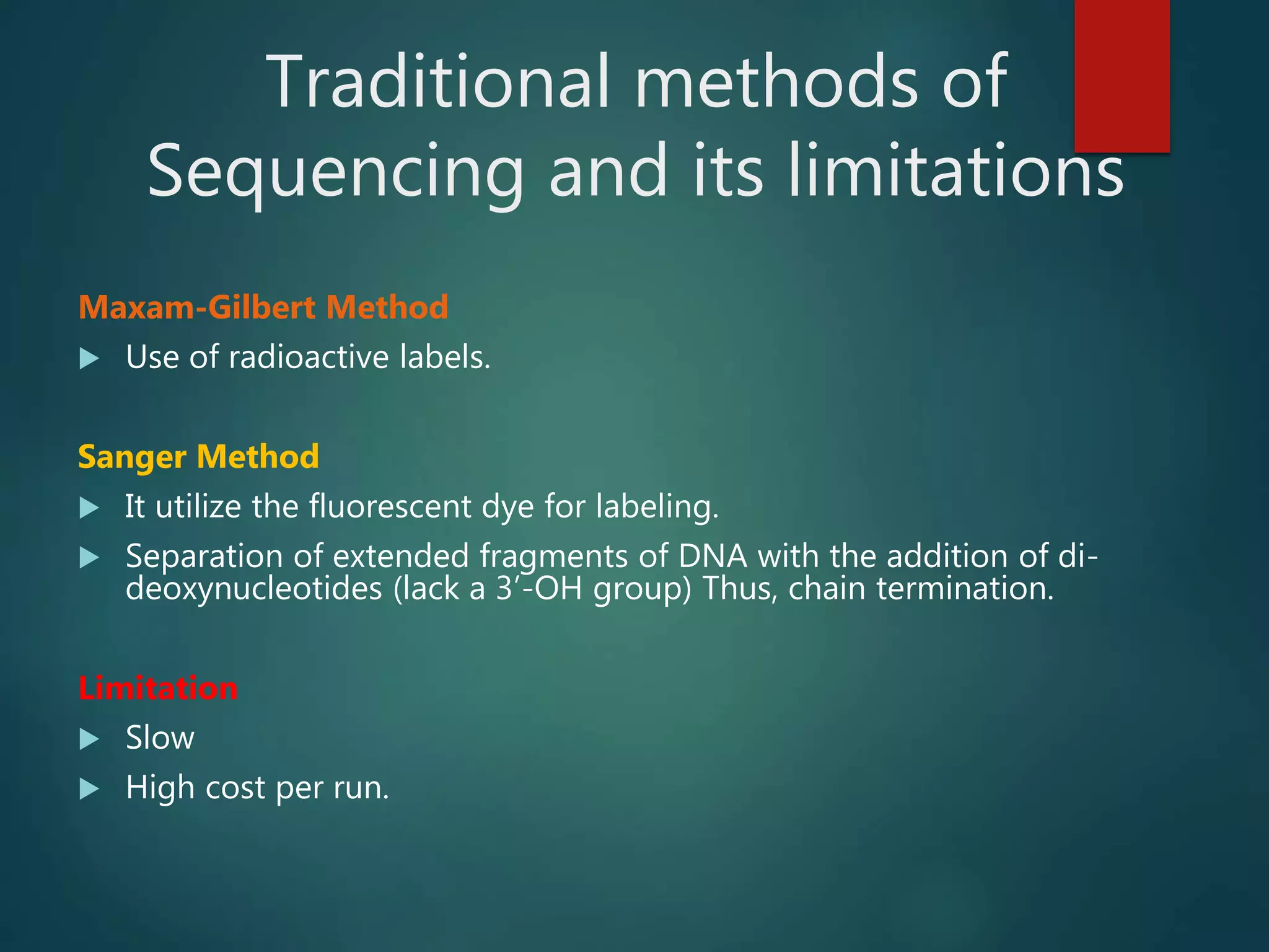 Next generation sequencing | PPTX