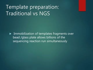 Next generation sequencing | PPTX