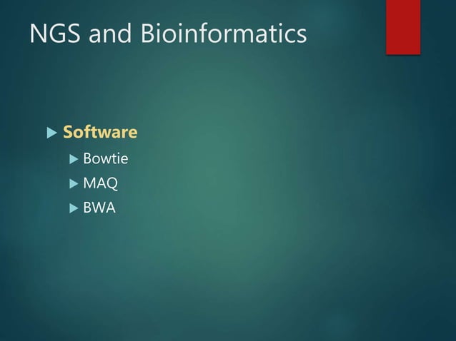Next generation sequencing | PPT