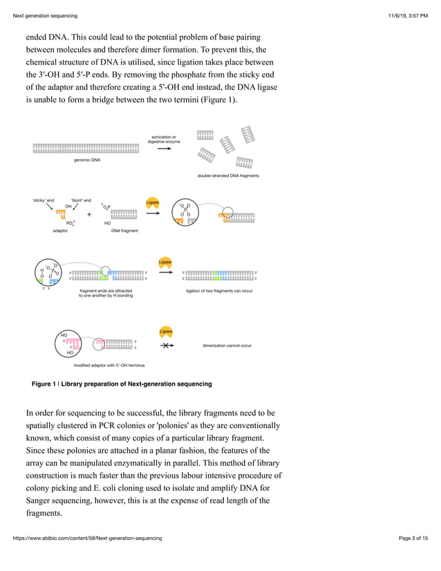 Next generation sequencing | PDF