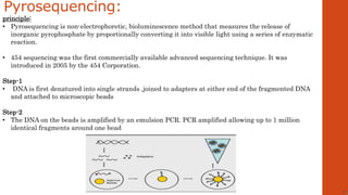 Next generation sequencing | PPTX