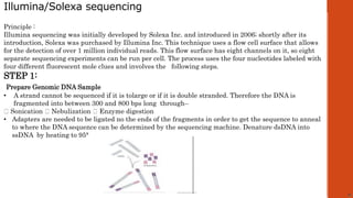 Next generation sequencing | PPTX