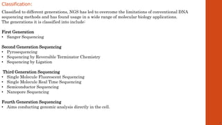 Next generation sequencing | PPTX