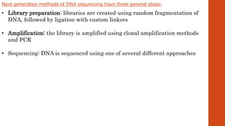 Next generation sequencing | PPTX