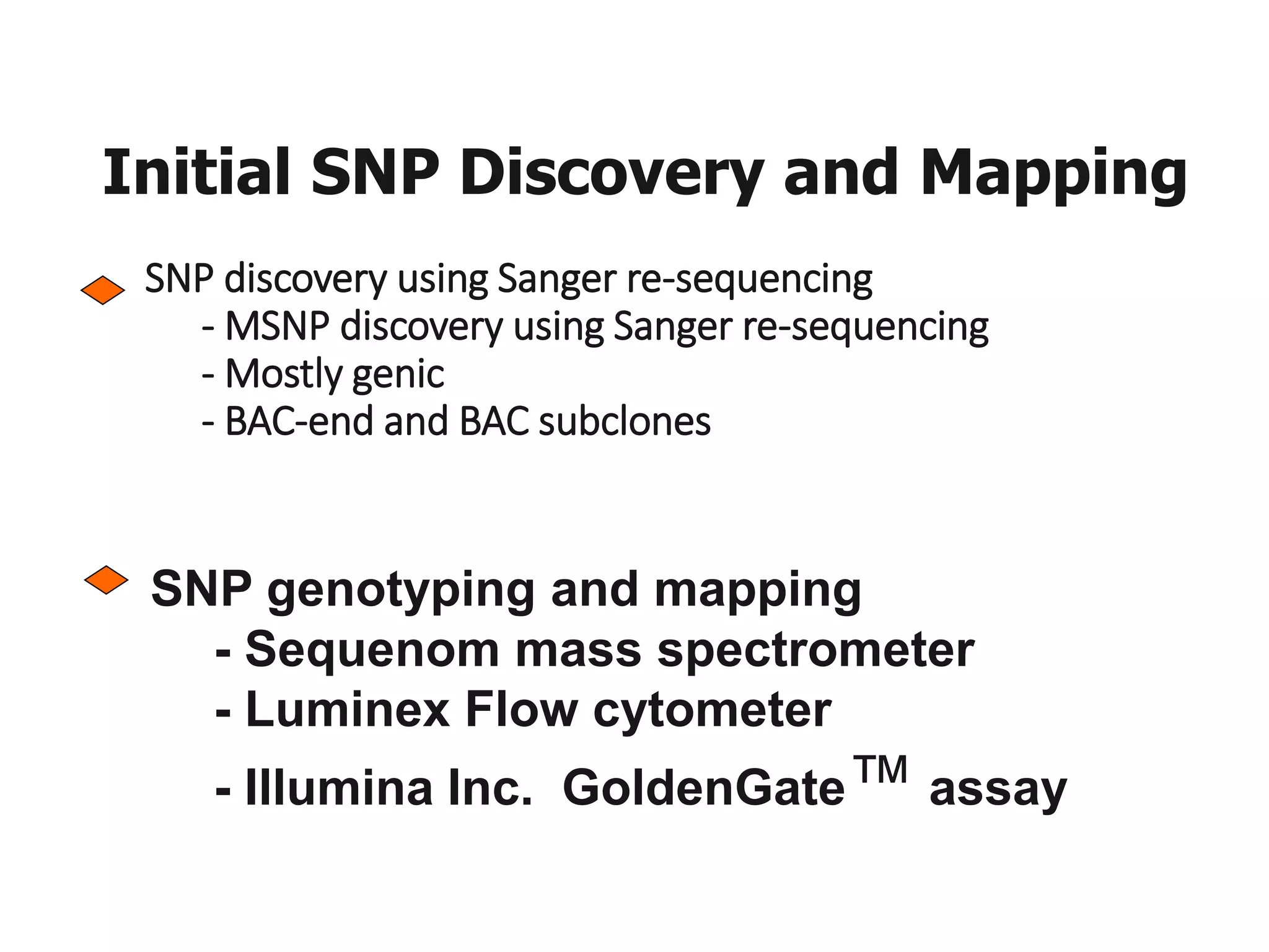 Next generation sequencing for snp discovery(final) | PPT