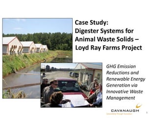 Next Generation Technology Swine Waste-to-Energy Project | PPTX