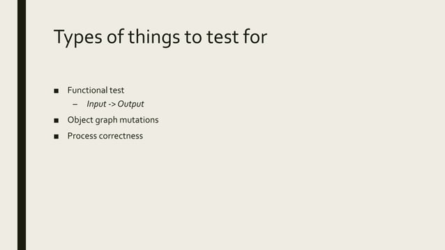 Next generation testing | PPT