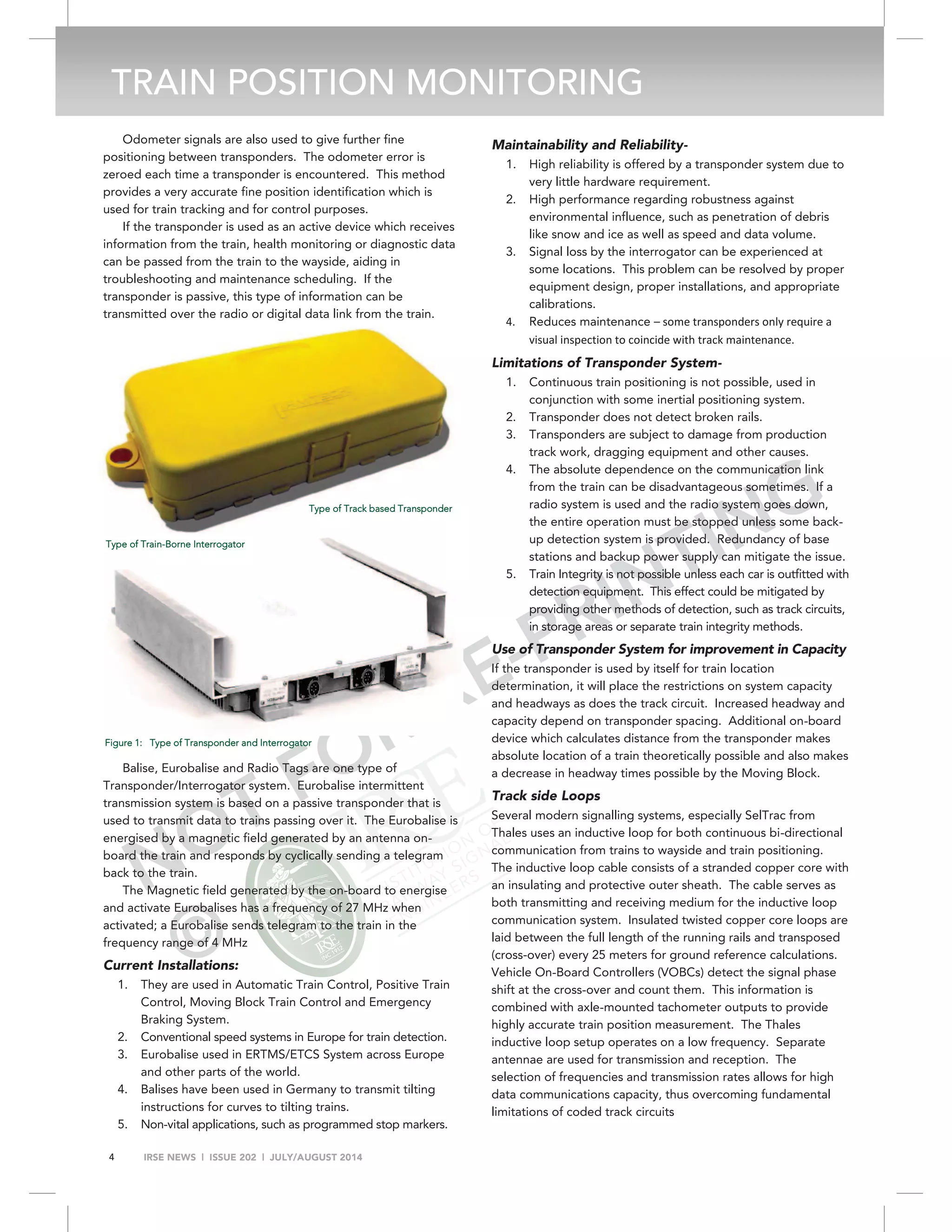 Next generation train positioning system | PDF