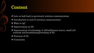 Next generation wireless communication | PPTX