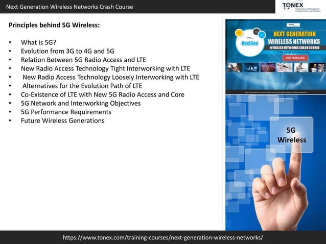 Next generation wireless networks crash course : Tonex Training | PPT