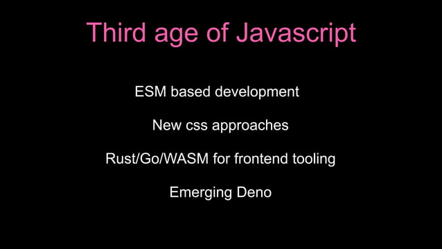 Next generation frontend tooling | PPT