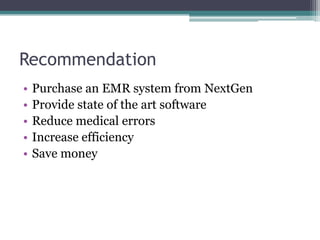 Nextgen healthcare ppt | PPTX