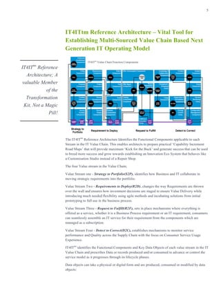 Next Generation IT Operating Models and IT4IT | PDF