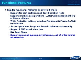 Q4.11: Next Gen Mobile Storage – UFS | PDF