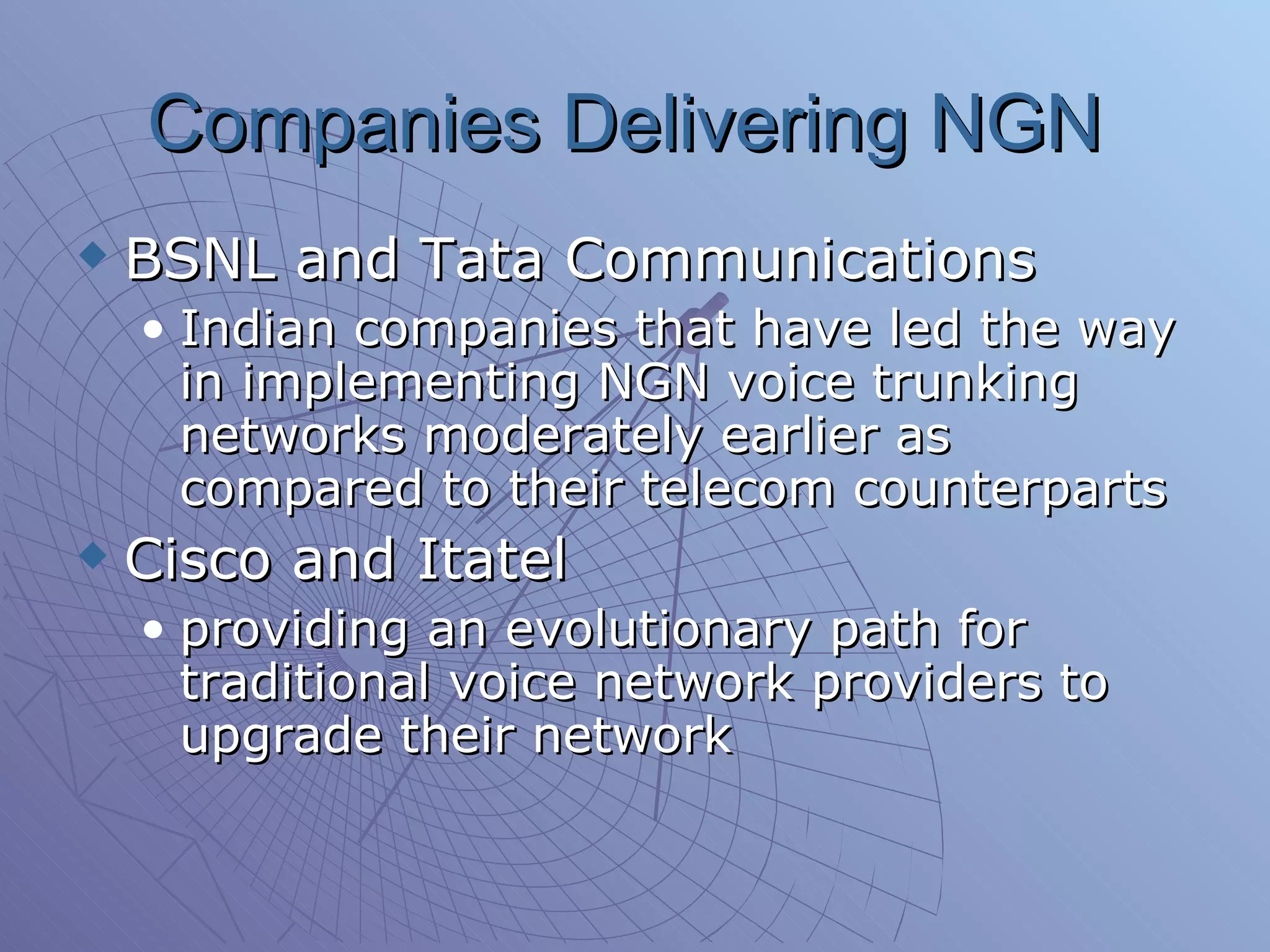 Next Generation Network | PPT