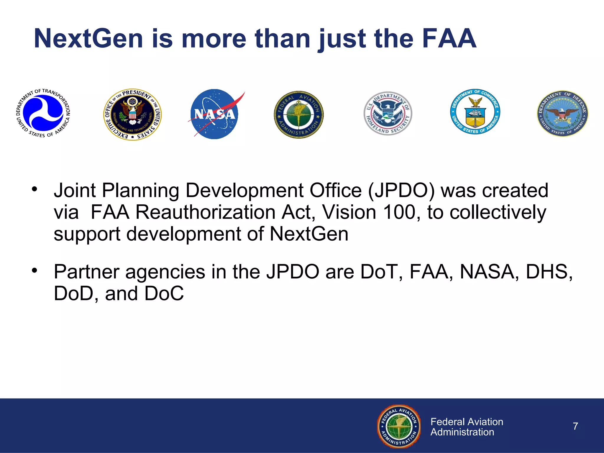 Next Gen Overview - FAA Report | PPT