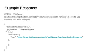 NextGenPSD2 OAuth SCA Mode Security Recommendations | PPT
