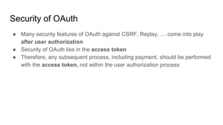 NextGenPSD2 OAuth SCA Mode Security Recommendations | PPT