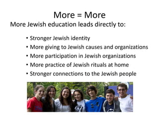 NextGen Presentation: What is jewish education 12.16.13