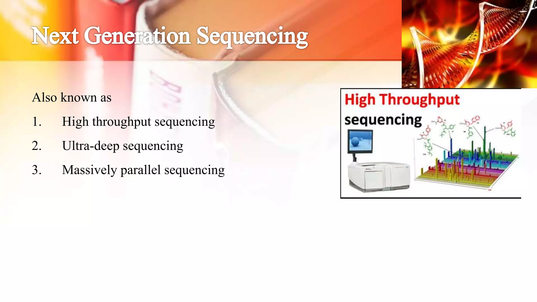 Next Generation Sequencing | PPTX | Chemistry | Science