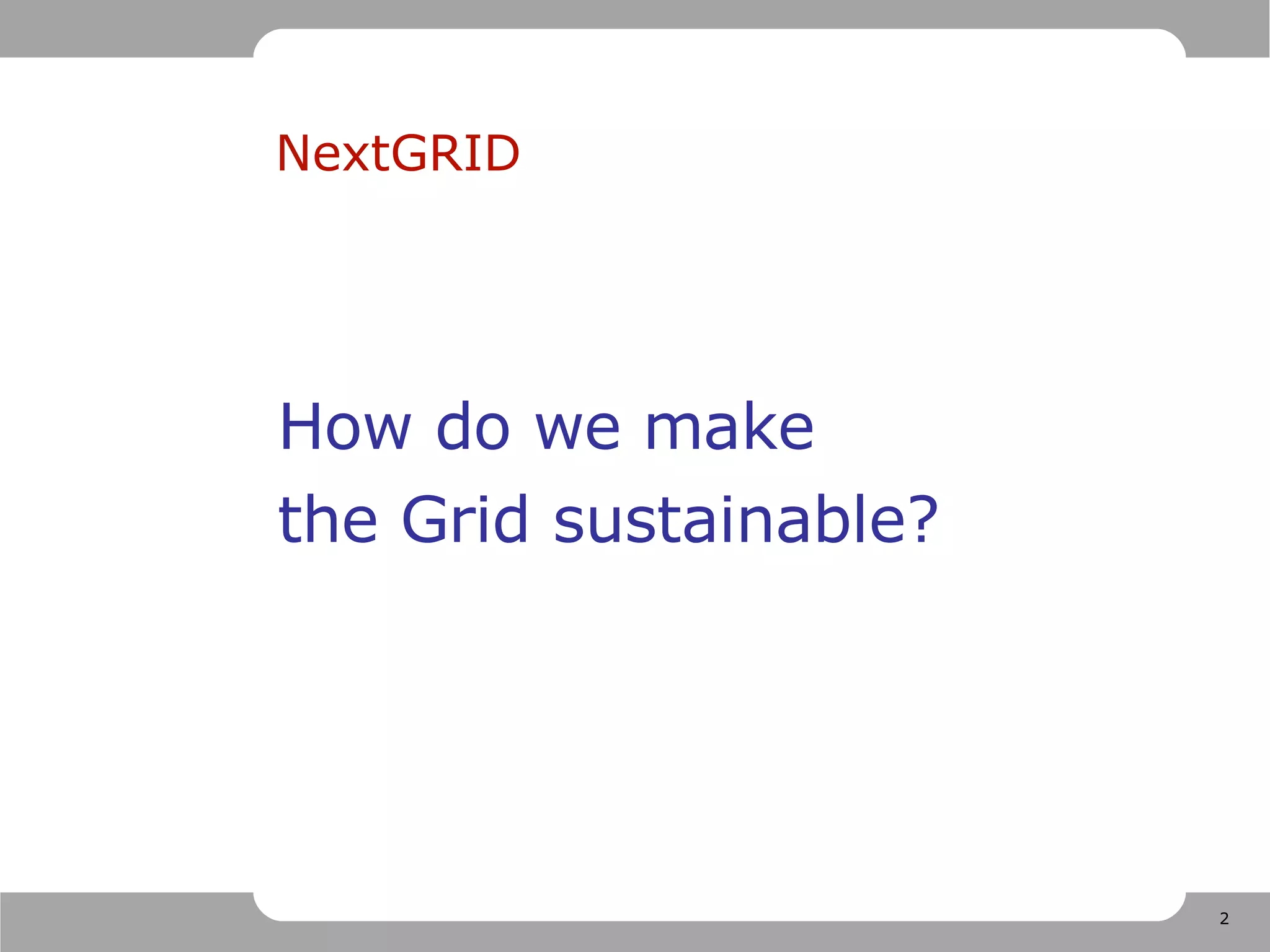 Next Grid Sla Req | PPT