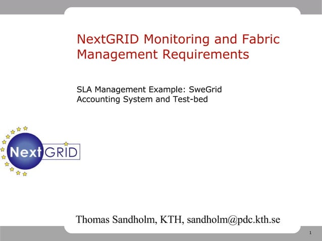 Next Grid Sla Req Ppt