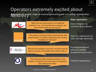 Nextivity Overview Dec 2008 Summary | PPT