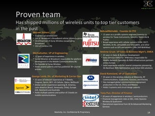 Nextivity Overview Dec 2008 Summary | PPT