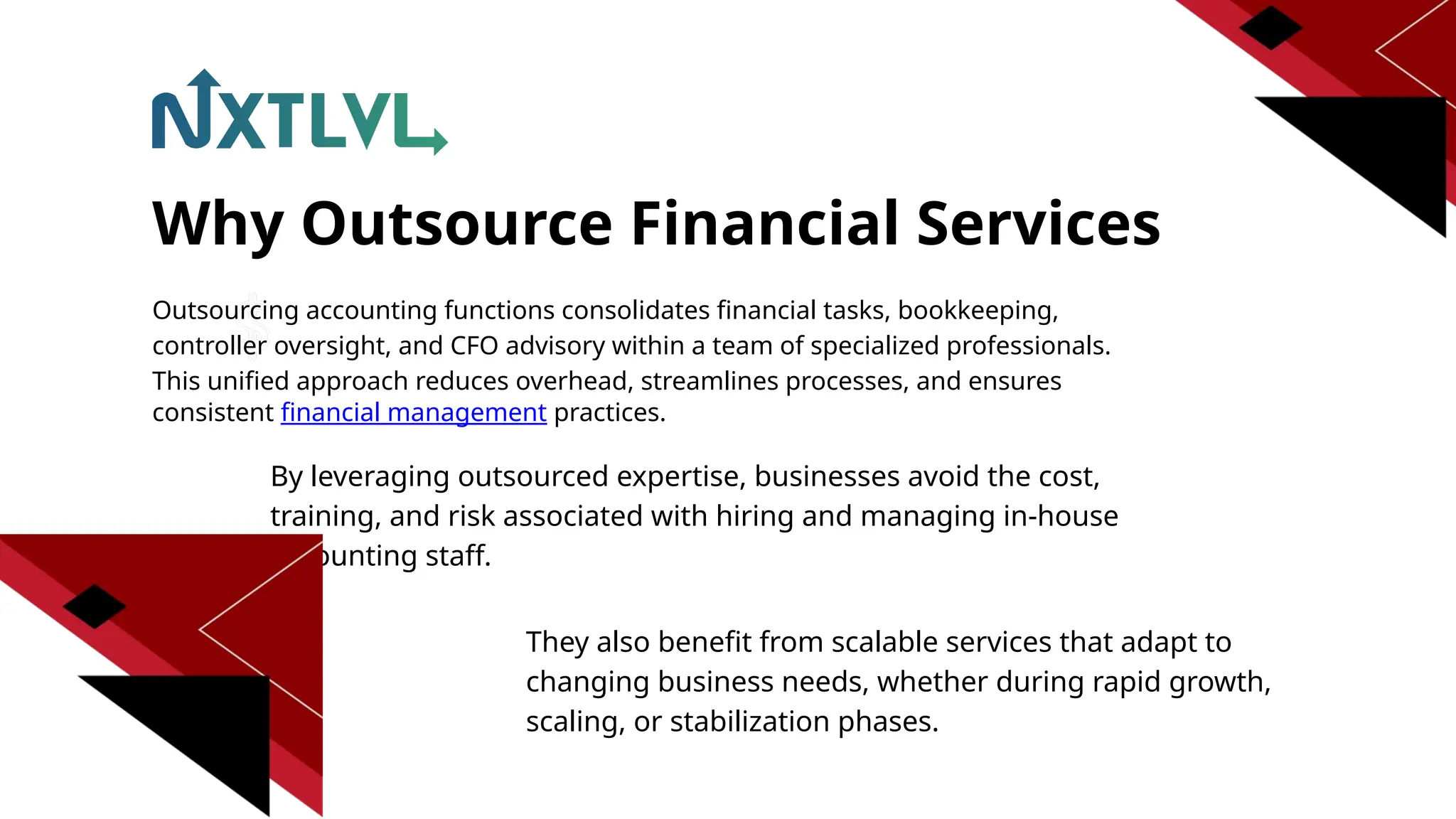 Benefits of Outsourcing CFO Services for Small Business | PPTX