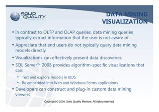 SQL Server Data Mining - Taking your Application Design to the Next Level | PPT