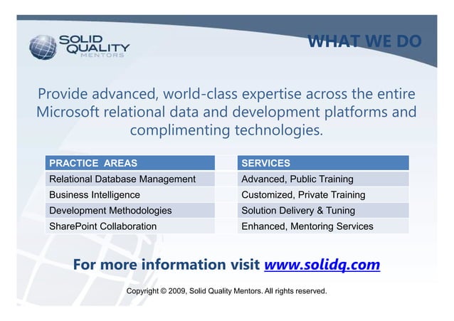 SQL Server Data Mining - Taking your Application Design to the Next ...