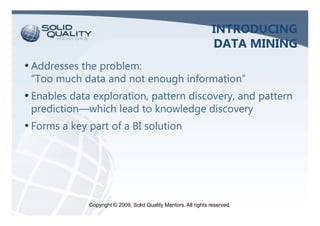 SQL Server Data Mining - Taking your Application Design to the Next ...