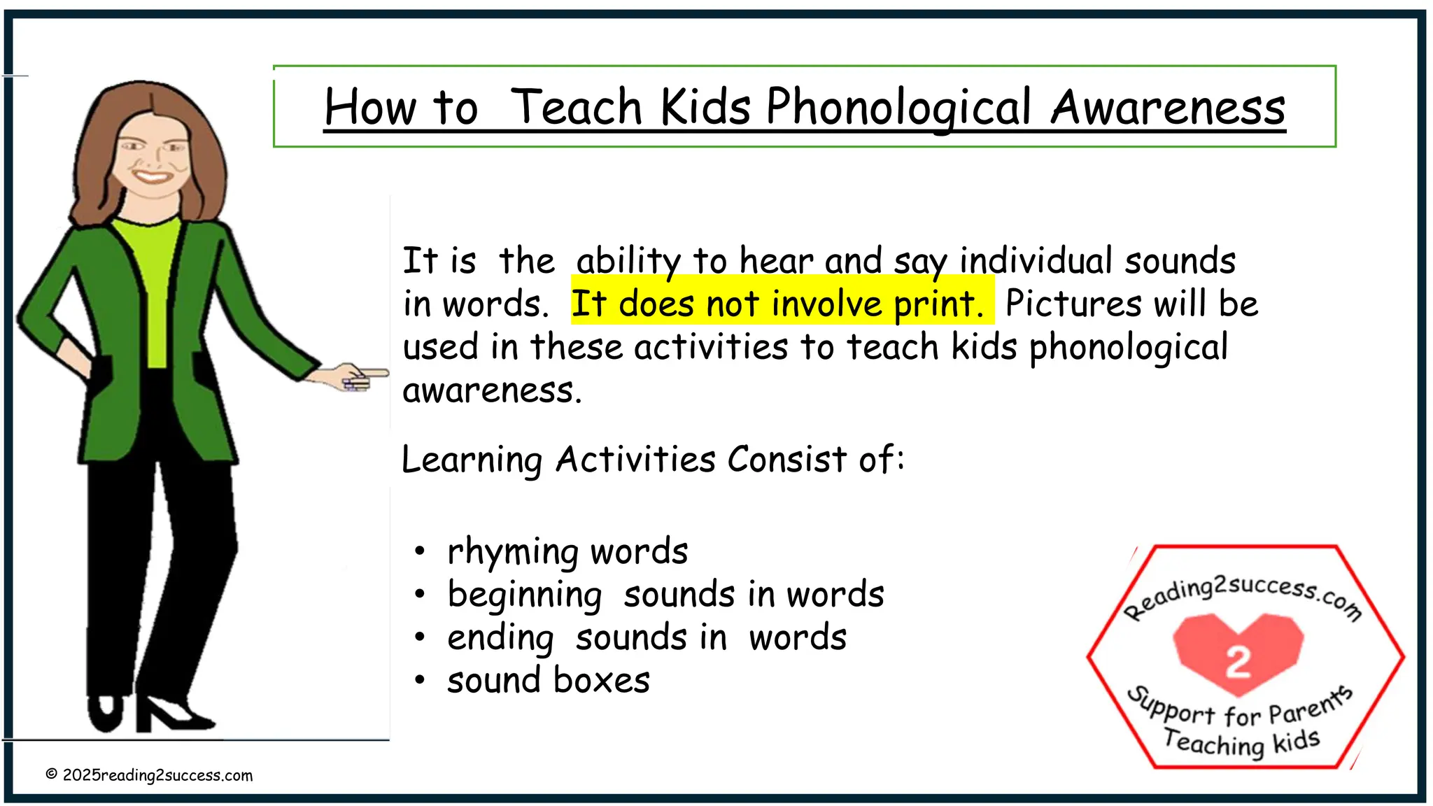 Phonological Awareness - hearing sounds in words | PDF