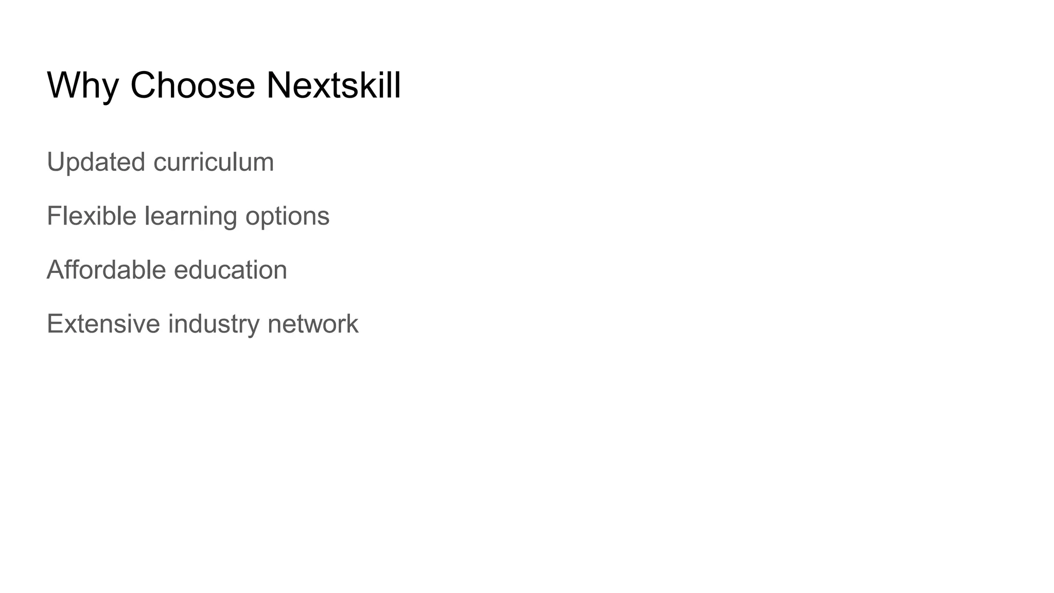 Nextskill Technologies Pvt Ltd - Success Stories | PPTX