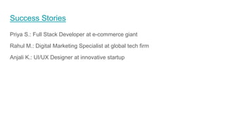 Nextskill Technologies Pvt Ltd - Success Stories | PPTX