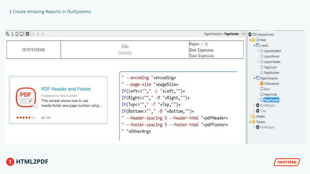Create Amazing Reports in OutSystems | PPTX