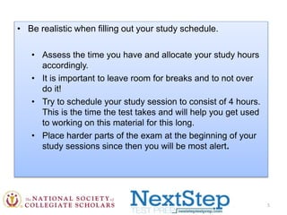 How to Create a GRE Study Plan | PPT