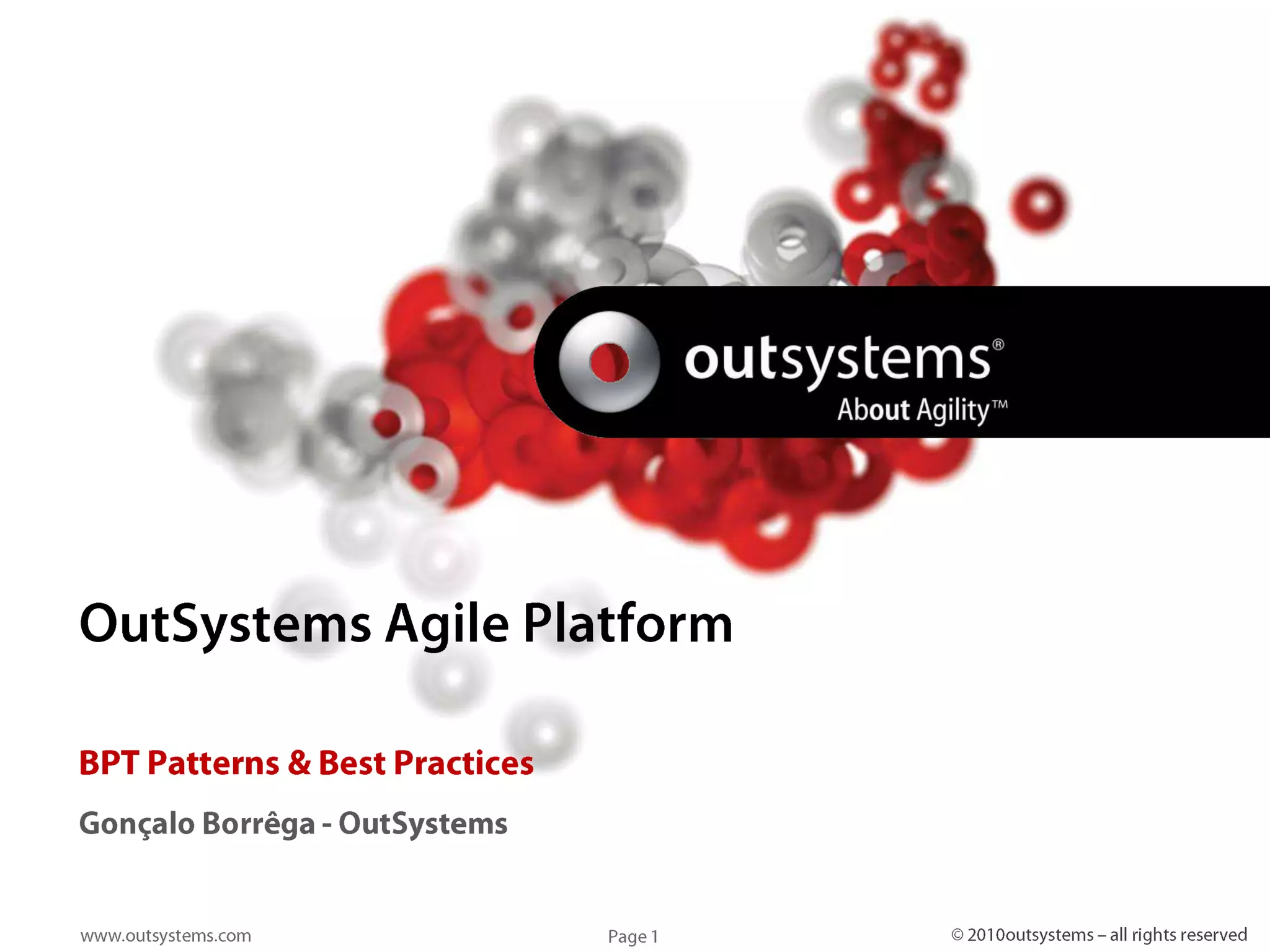 BPM Patterns & Best Practices with OutSystems BPT | PPTX