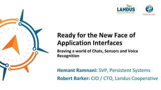 NextStep Boston 2018 - Ready for the New Face of Application Interfaces ...