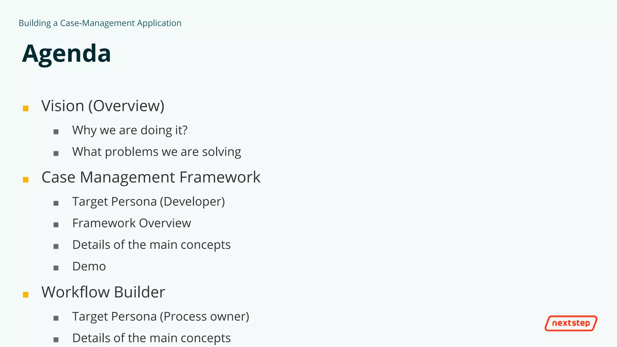 Building a Case Management Application | PPT