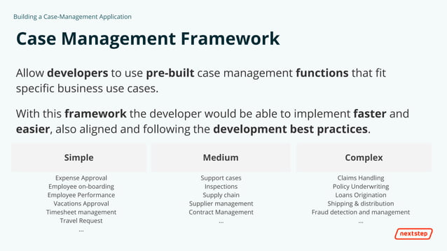 Building a Case Management Application | PPT