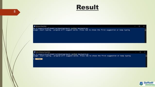Next word predication using markov models | PPTX | Operating Systems | Computer Software and ...