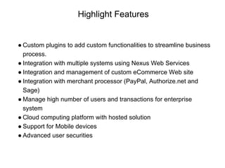 Nexus - a web based ERP system | PDF
