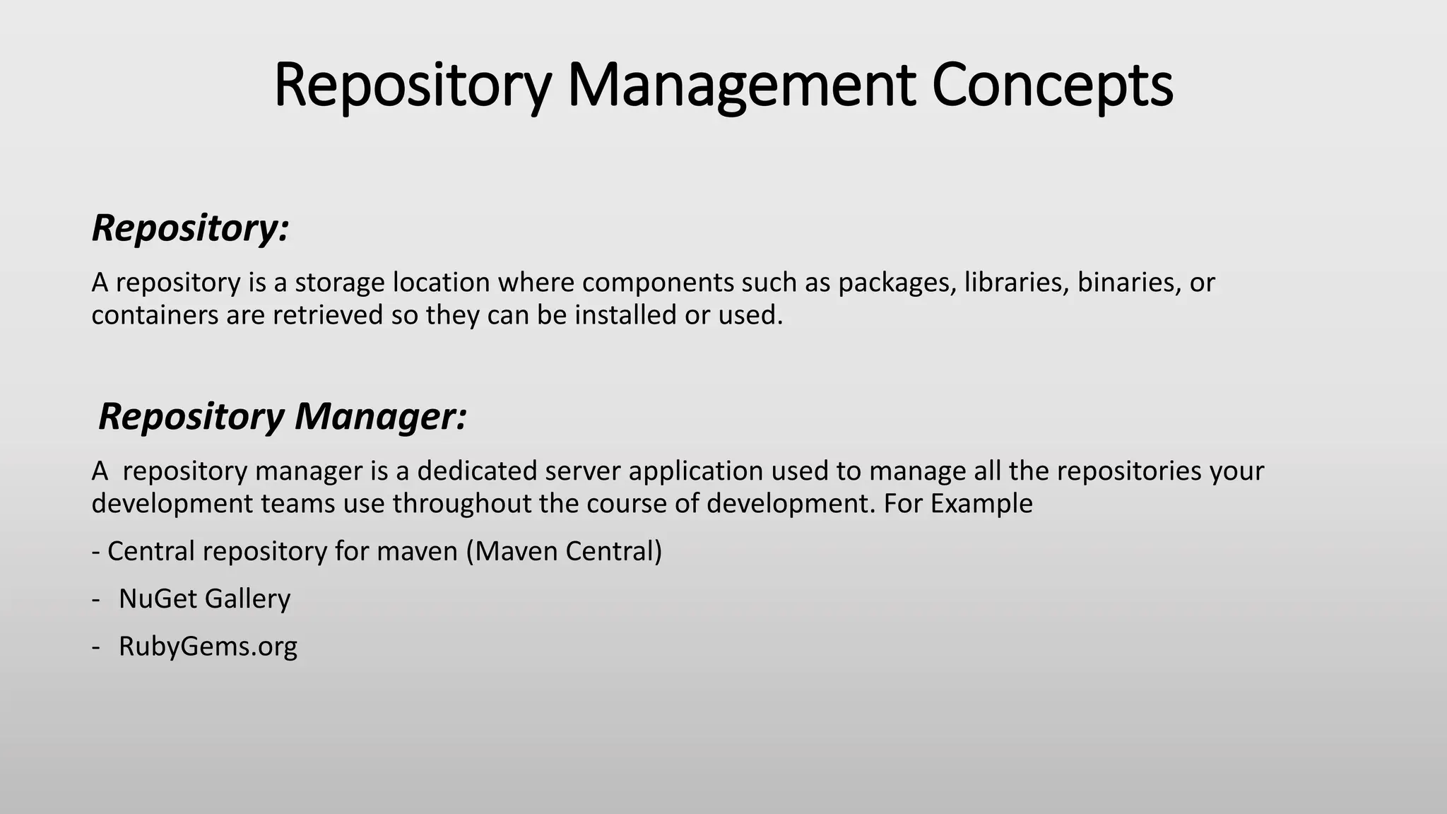 Introduction to the Nexus tool for DevOps | PPTX