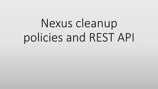 Introduction to the Nexus tool for DevOps | PPTX