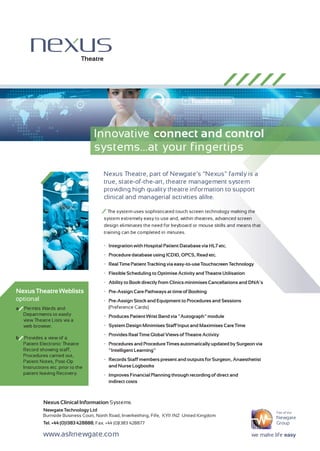 Nexus Theatre Booking Datasheet (4) | PDF